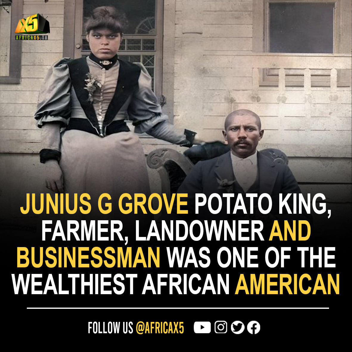 ‘Potato King of The World’, Farmer, landowner and businessman, Junius ...