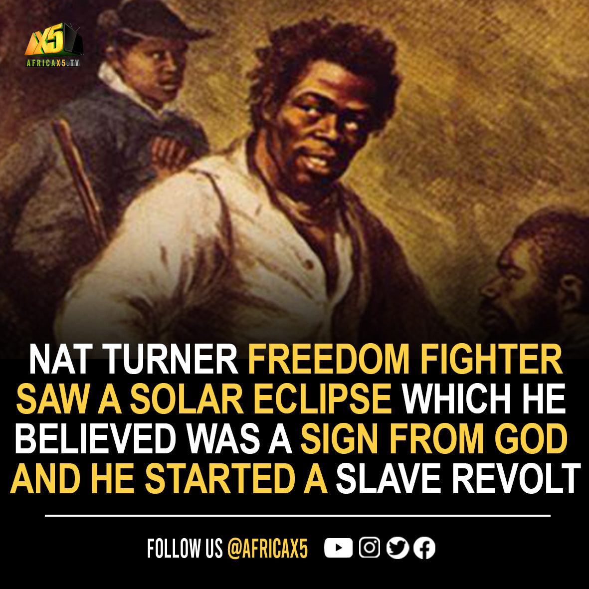 Freedom fighter Nat Turner – Made in Africa Brand