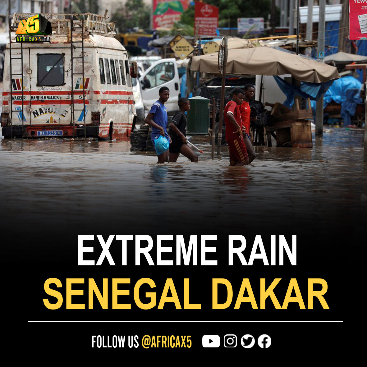Extreme rain kills one and causes huge damage in Senegal's capital, Da ...