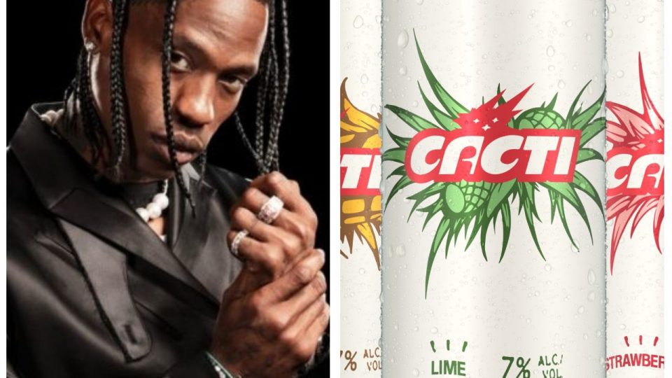 Black Development: Travis Scott Launches An Agave Spiked Seltzer Cacti ...
