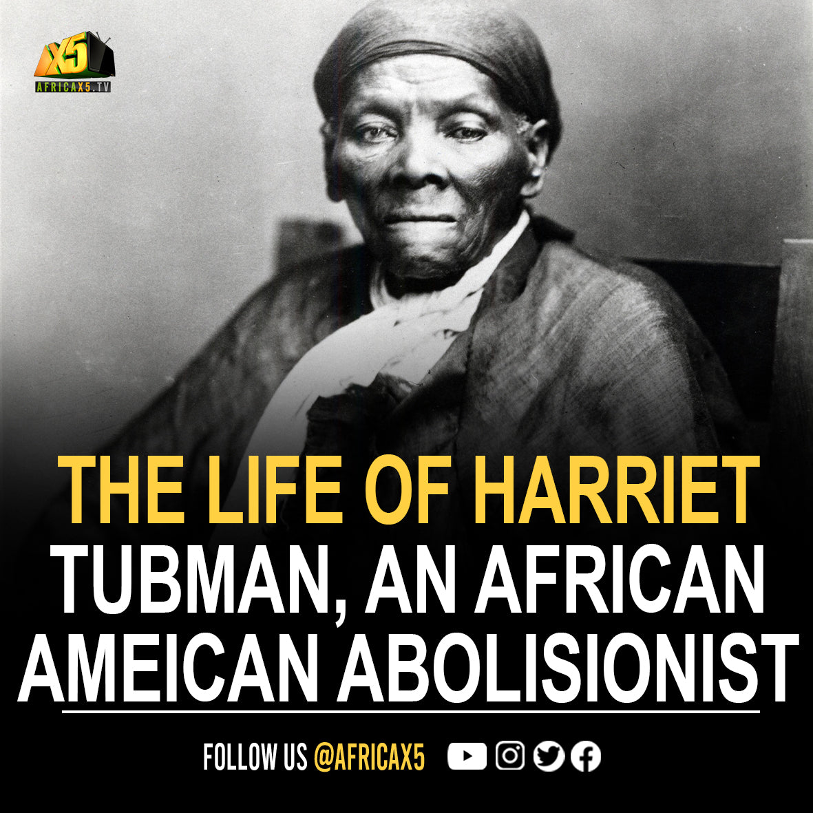 Harriet Tubman (born Araminta "Minty" Ross) was an African-American ab ...