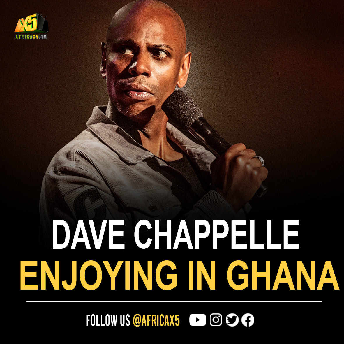 American Comedian and Actor Dave Chappelle happy enjoying his time in ...