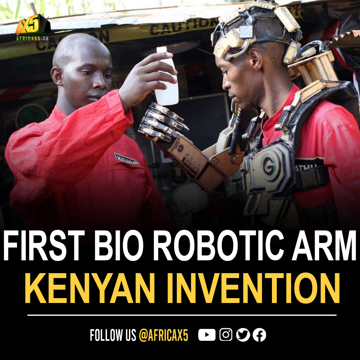 Two Kenyan Inventors Have Created The World’s First Bio-Robotic Arm Op ...