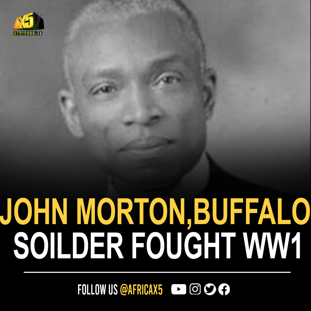 John Morton Finney was a Buffalo soldier who fought in World War 1, ea ...